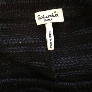 Splendid | Sweaters | Splendid Womens Black Navy Sweater | Poshmark